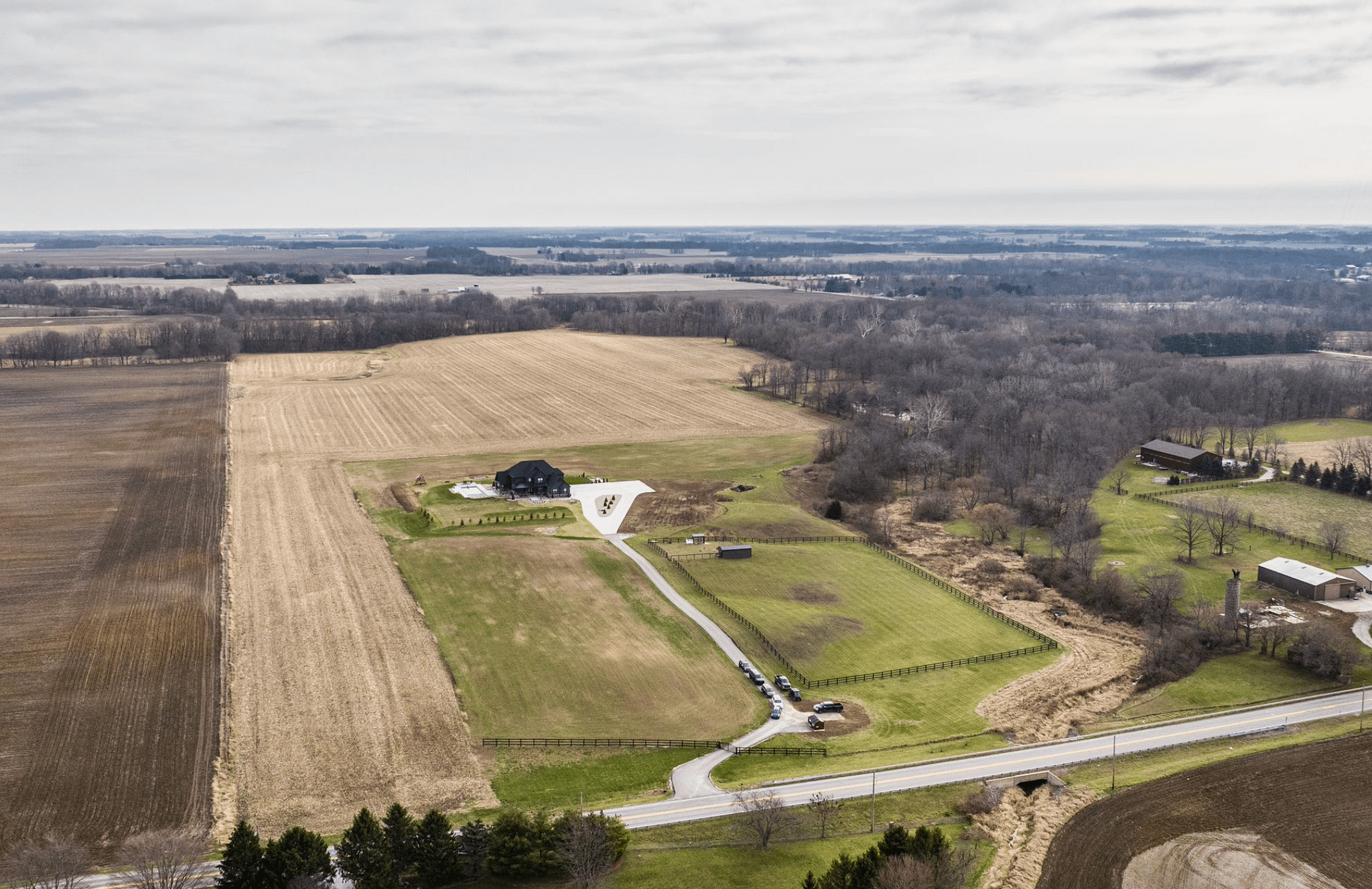 Indiana Home On 16 Acres (PHOTOS + FLOOR PLANS)