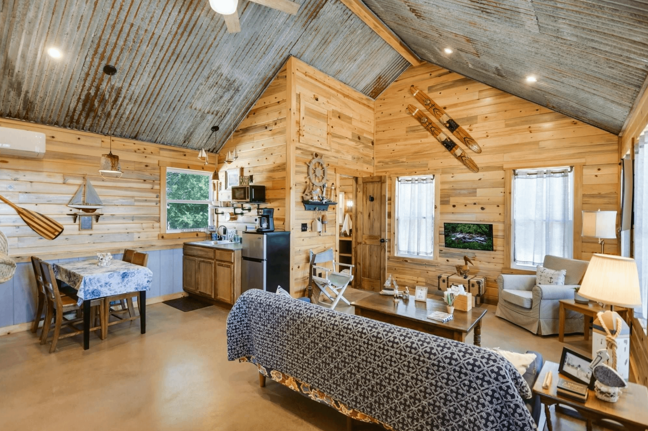 Texas Ranch With Log Home, Event Center & 9 Cottages