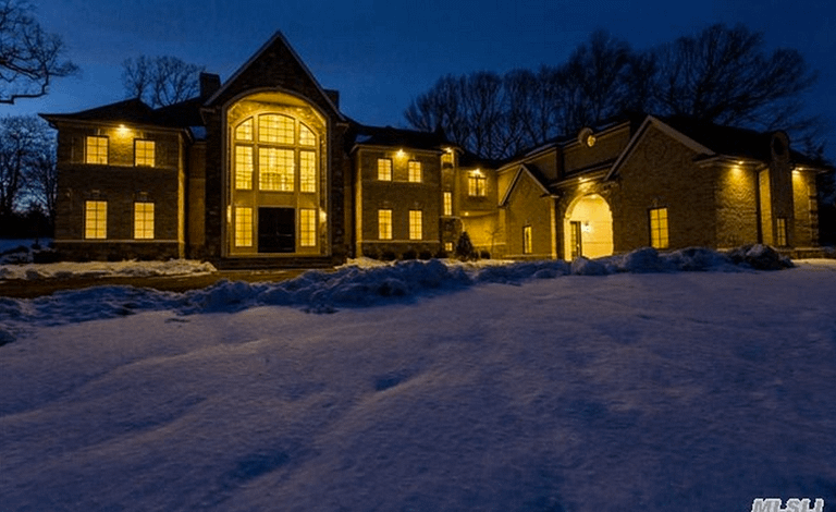 13,000 Square Foot Newly Built Brick & Stone Mansion In Sands Point, NY ...