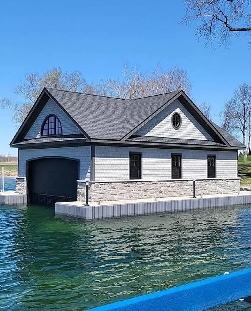 Waterfront Canada Home With Mini Indoor Hockey Rink (PHOTOS)