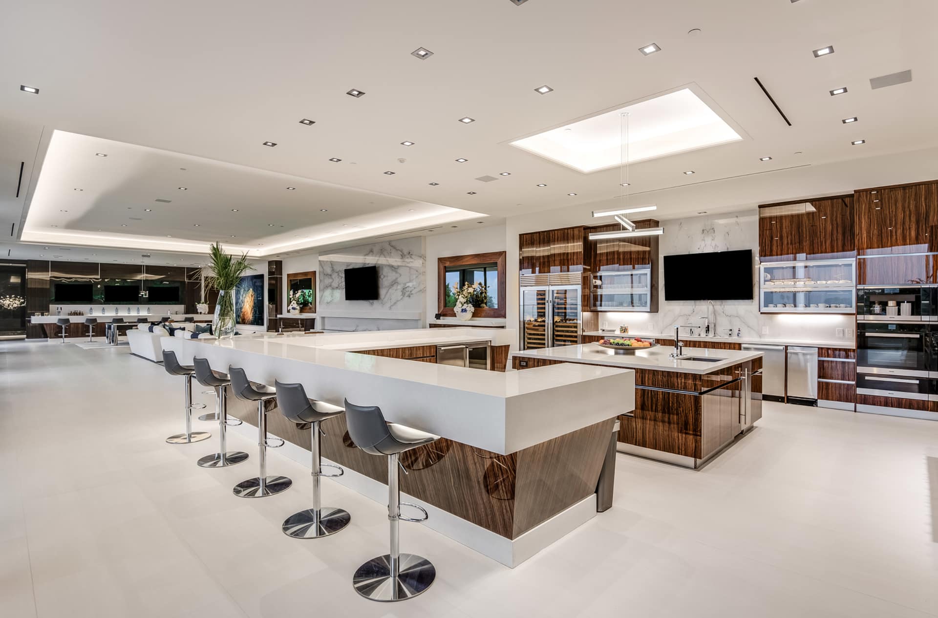 Modern Bel Air Mega Mansion (PHOTOS + FLOOR PLANS)