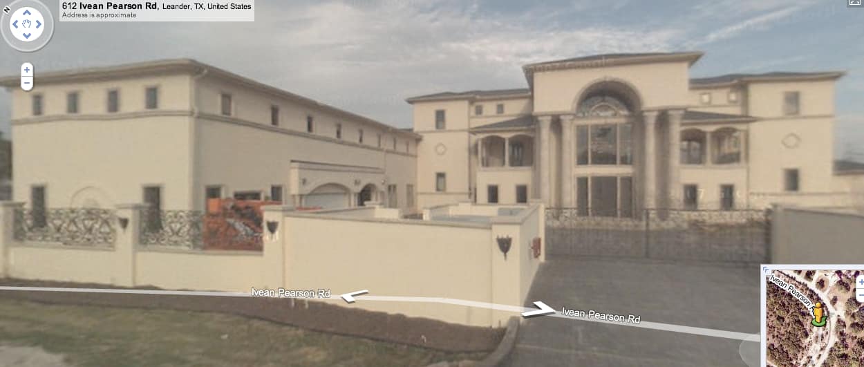 Street View of Furniture Mogul's Mega Mansion - Homes of the Rich