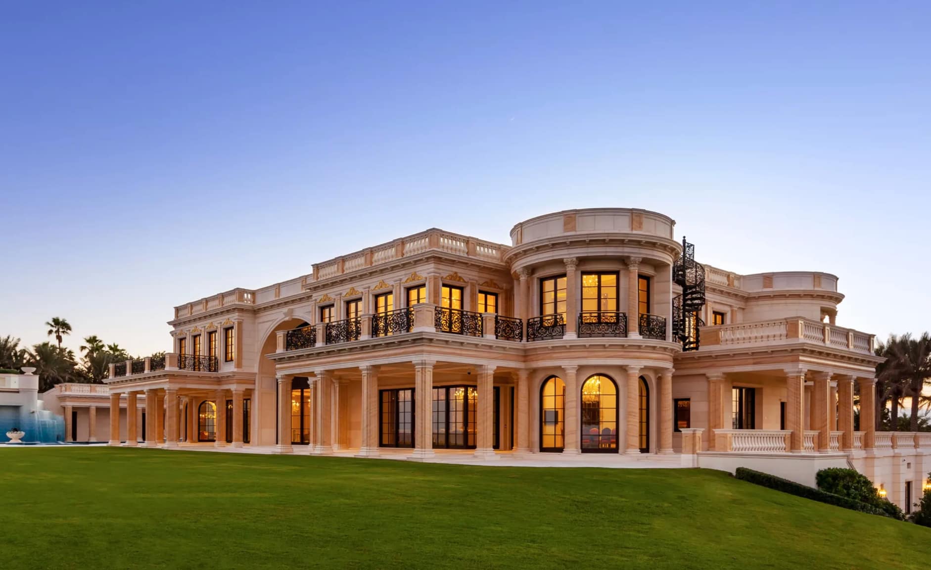 Floor Plans To An Oceanfront Mega Home In Florida