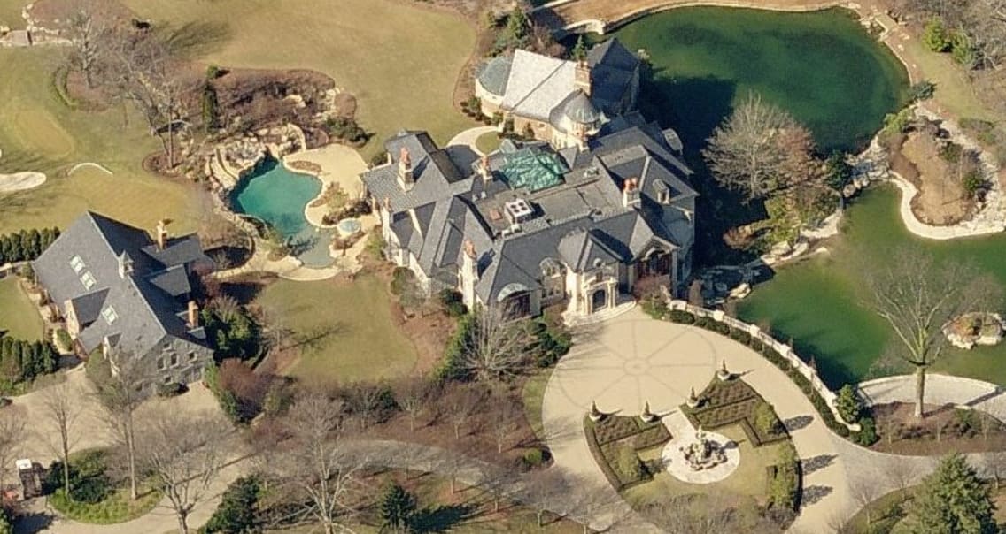 The House That Papa John's Built - Homes of the Rich