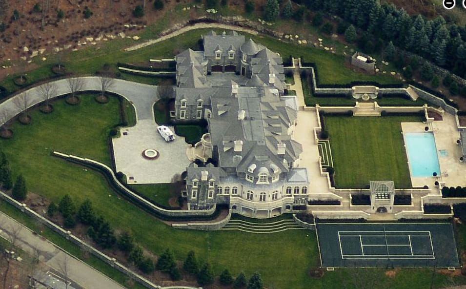 Updated Aerial Pics Of The Stone Mansion In Alpine, NJ - Homes of the Rich