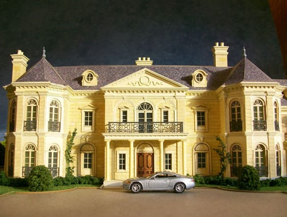 Models Of Four Wadia Associates Designed Greenwich Mega Mansions ...