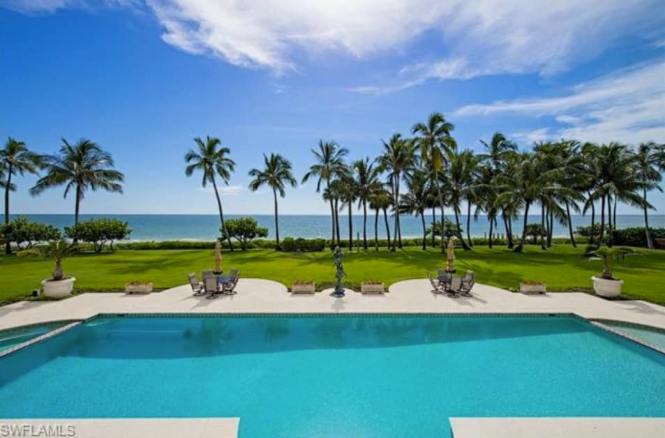 $68 Million Beachfront Mansion In Naples, FL - Homes of the Rich