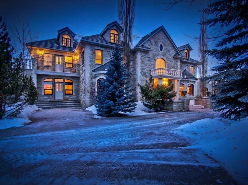 Ghost Lake Manor - A 13,000 Square Foot Mansion In Alberta, Canada ...