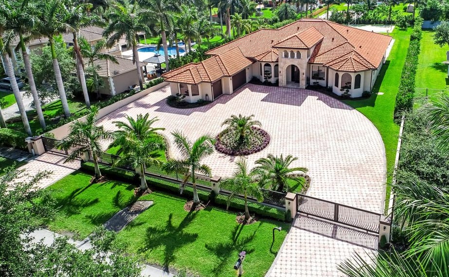 Gated Mediterranean Style Home In Miami, Florida - Homes of the Rich