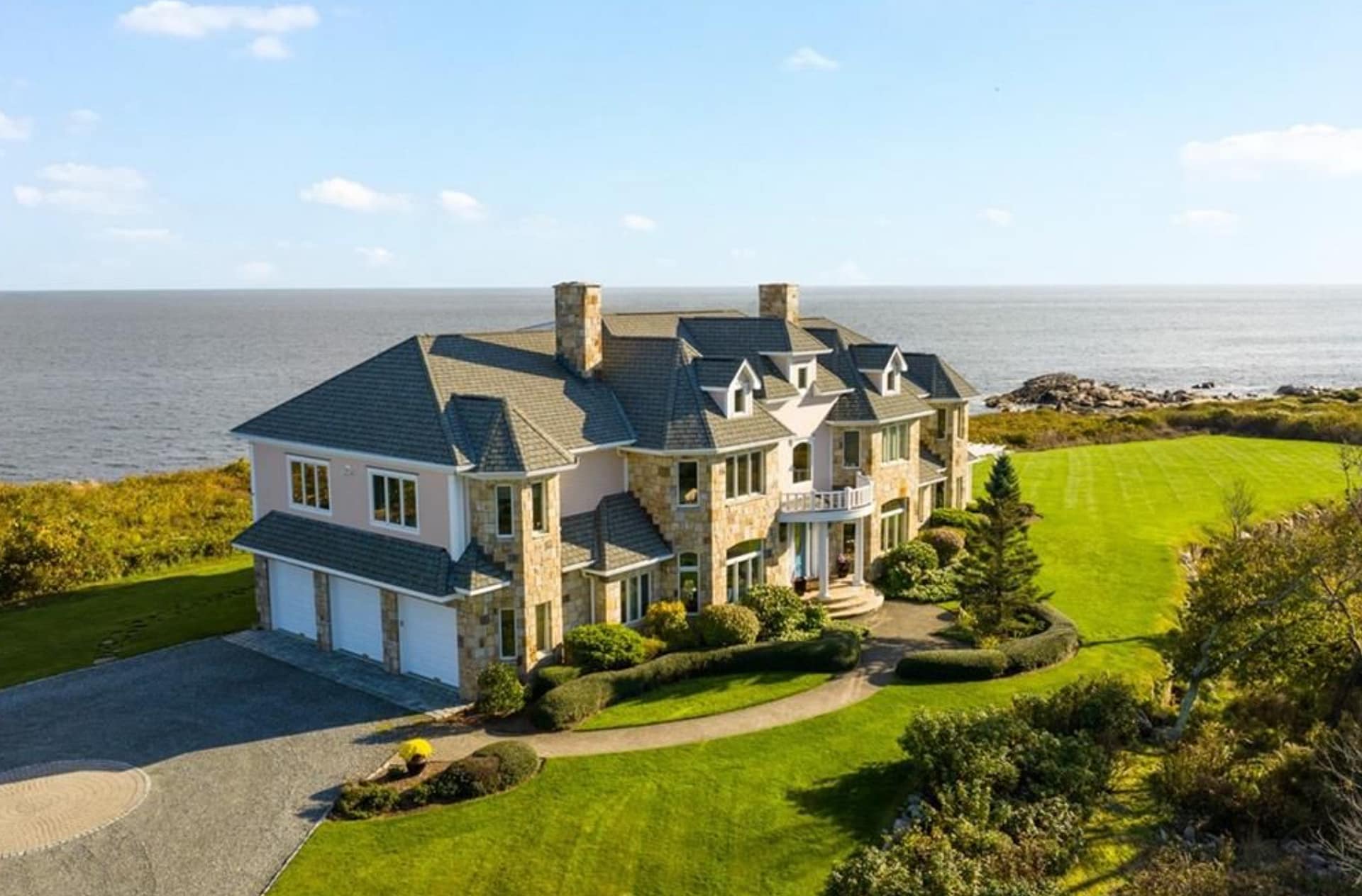 Oceanfront Home On 5 Acres In Narragansett, Rhode Island