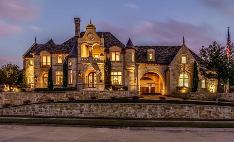 $2.4 Million Stone Home In Lewisville, Texas - Homes of the Rich