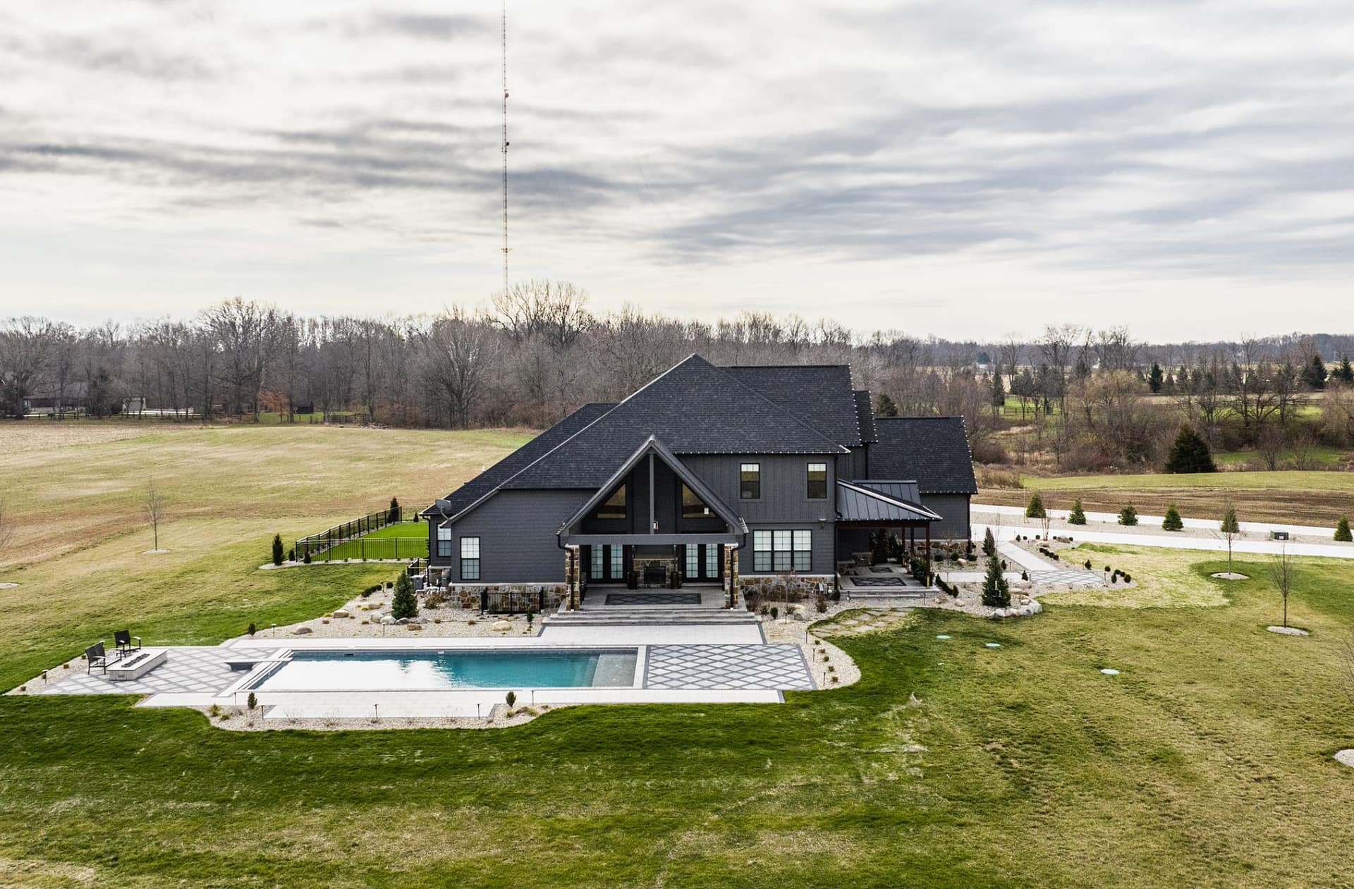 Indiana Home On 16 Acres (PHOTOS + FLOOR PLANS)