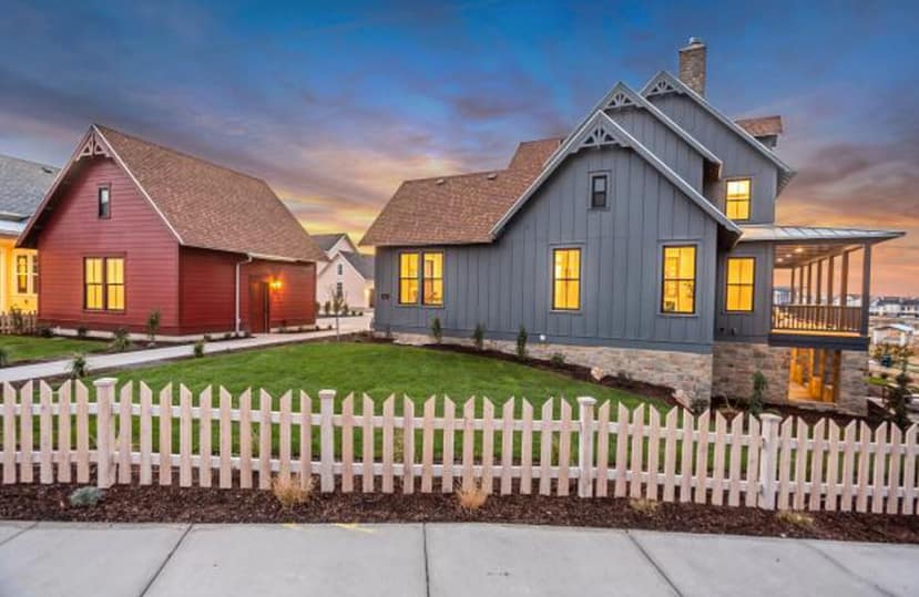 Modern Farmhouse Style New Build In South Jordan, Utah - Homes of the Rich