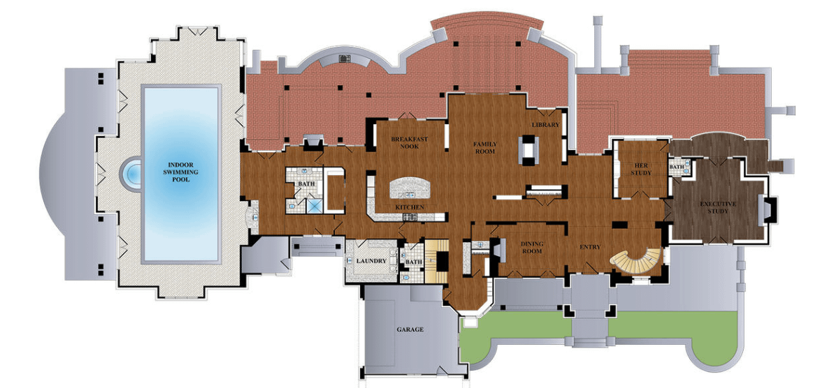 $18 Million Colorado New Build With Indoor Pool And Basketball Court ...