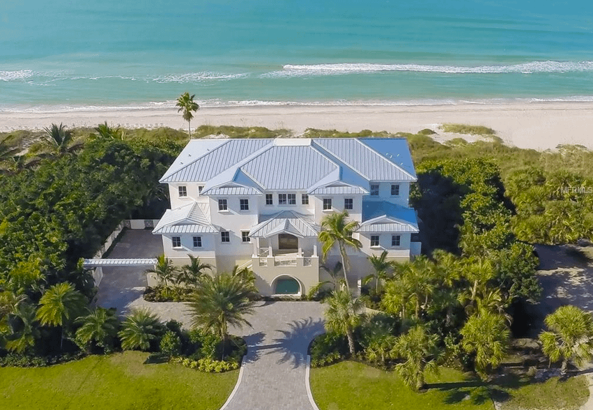 $7.395 Million Newly Built Beachfront Home In Longboat Key, FL - Homes ...