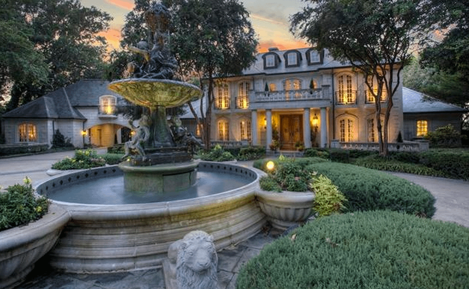 $5.75 Million Lakefront French Inspired Limestone Mansion In Heath, TX ...