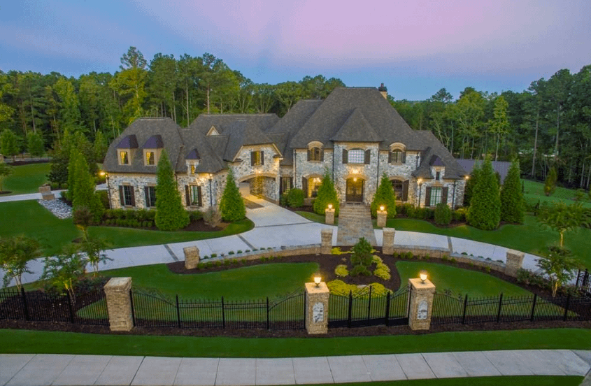 16 000 Square Foot Stone Mansion In Alpharetta Ga Re Listed Homes Of