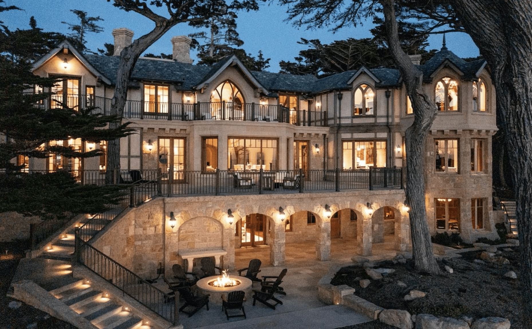 $40 Million Oceanfront Home In Pebble Beach, California (PHOTOS + FLOOR ...