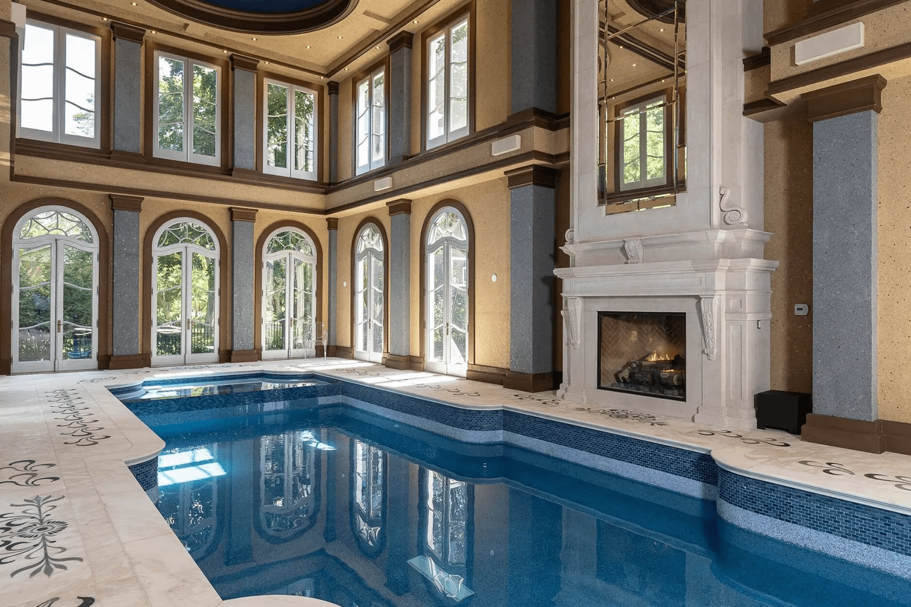 Limestone Mega Home With Nightclub And Indoor Pool