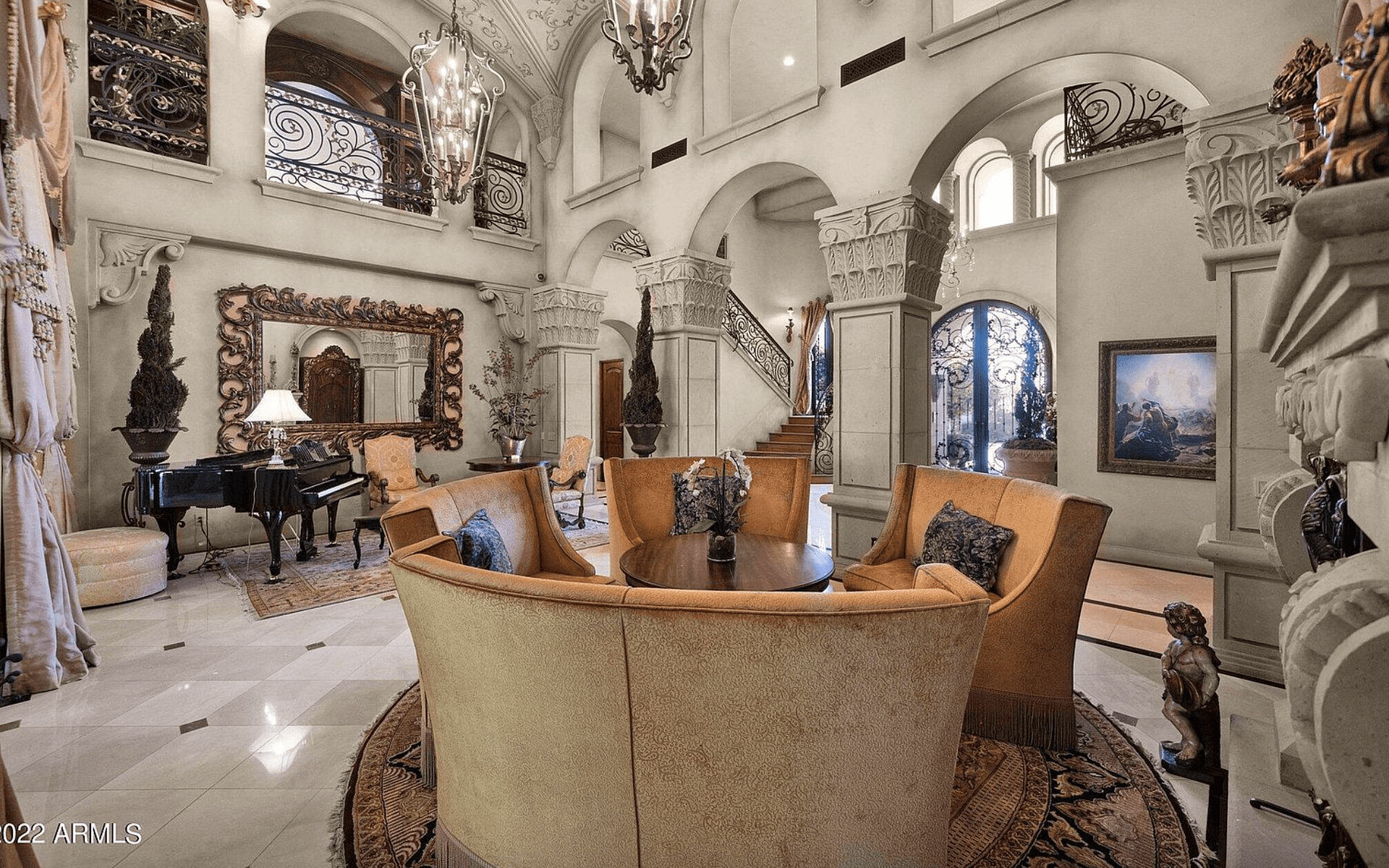 14,000 Square Foot Mediterranean Home In Mesa, Arizona