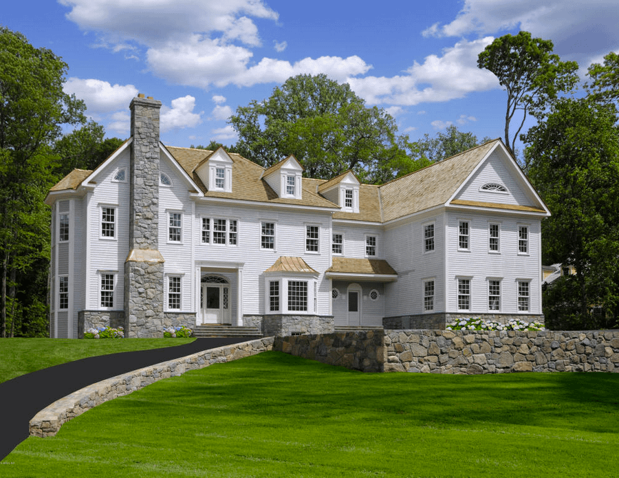 $8.575 Million Colonial Clapboard Mansion Under Construction In ...