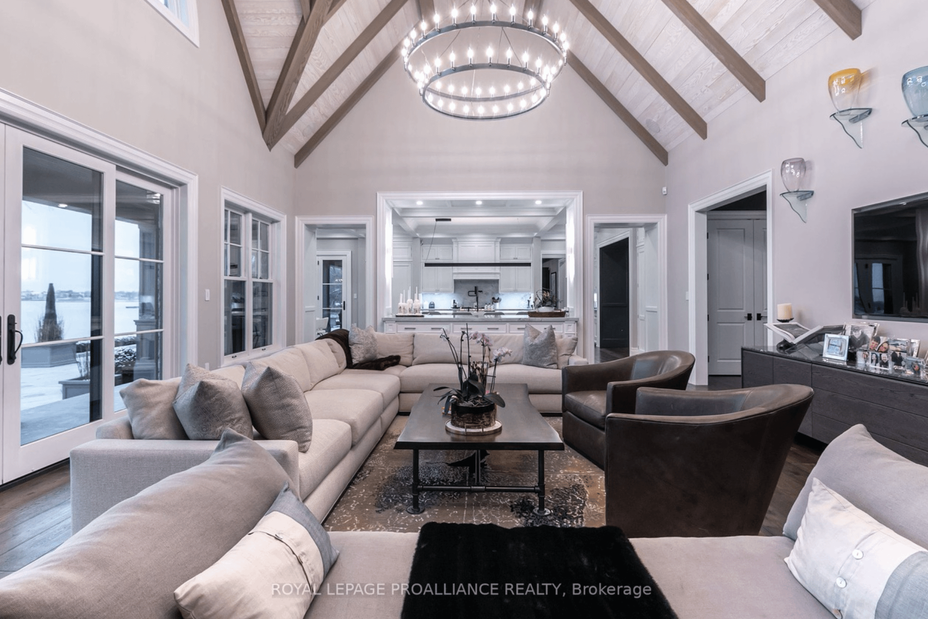 Waterfront Canada Home With Mini Indoor Hockey Rink (PHOTOS)