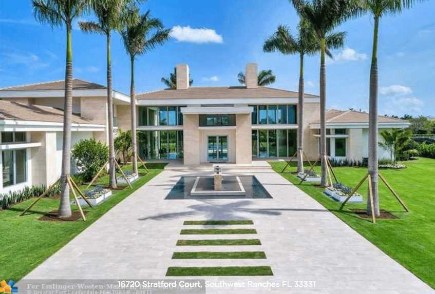 Newly Built Contemporary Style Mansion In Southwest Ranches, Florida ...