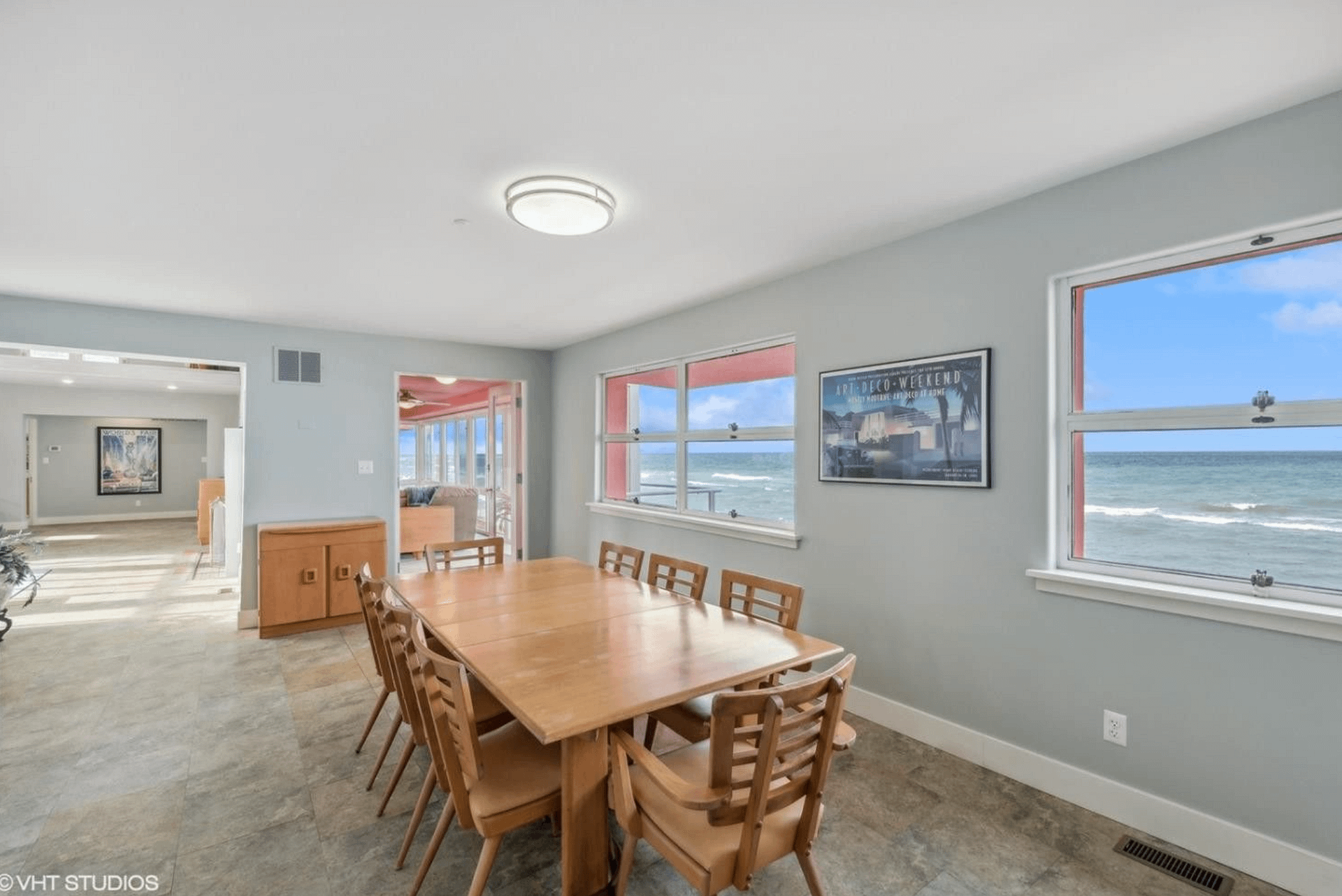 Historic Pink Beachfront Home In Indiana (PHOTOS)