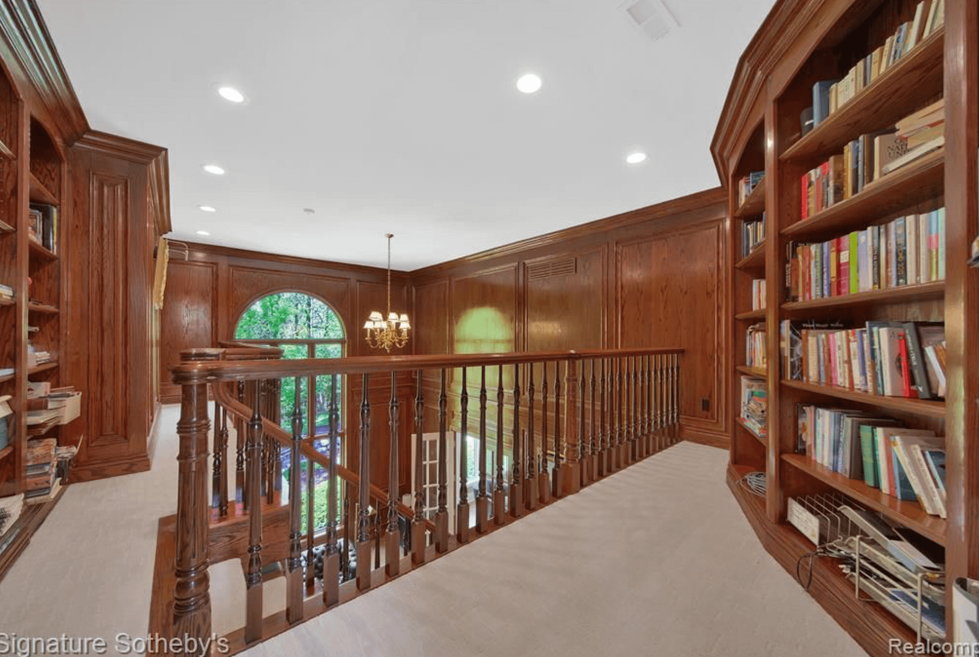 Tudor Style Michigan Home With A 2-Story Library (PHOTOS)