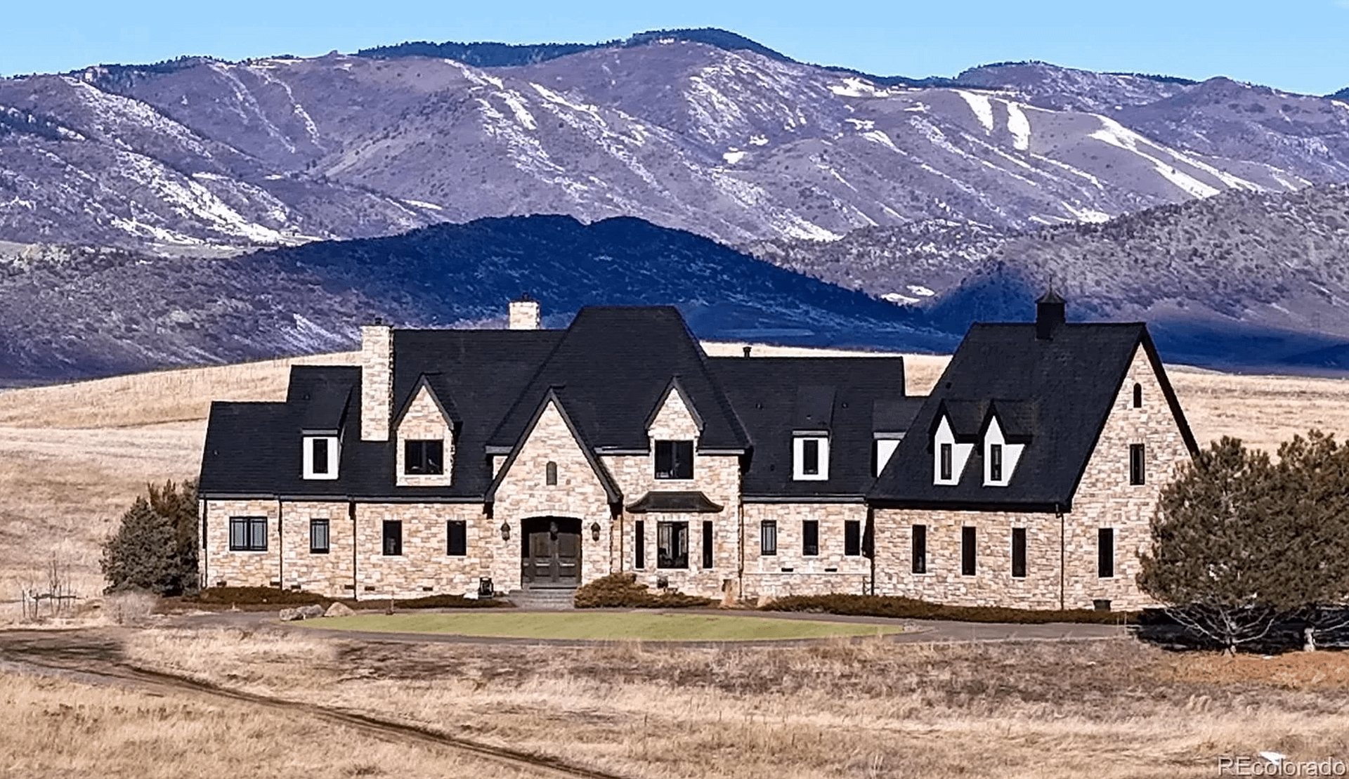 Stone Home On 35 Acres In Littleton, Colorado (PHOTOS)