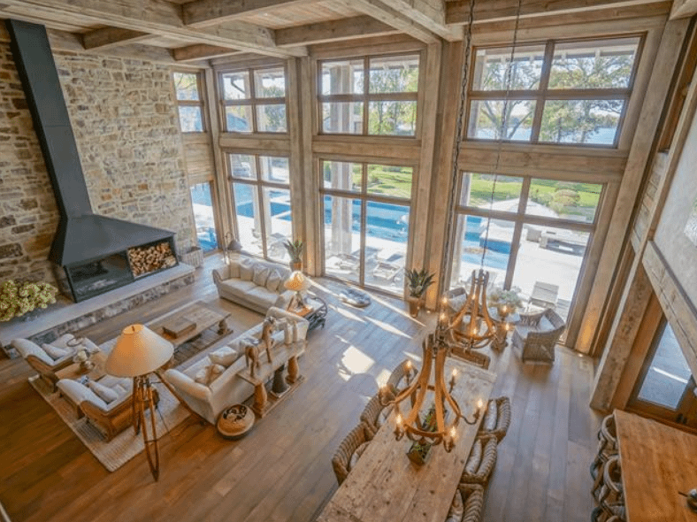 Waterfront Home In Quebec With Stunning Rustic Modern Interior - Homes ...