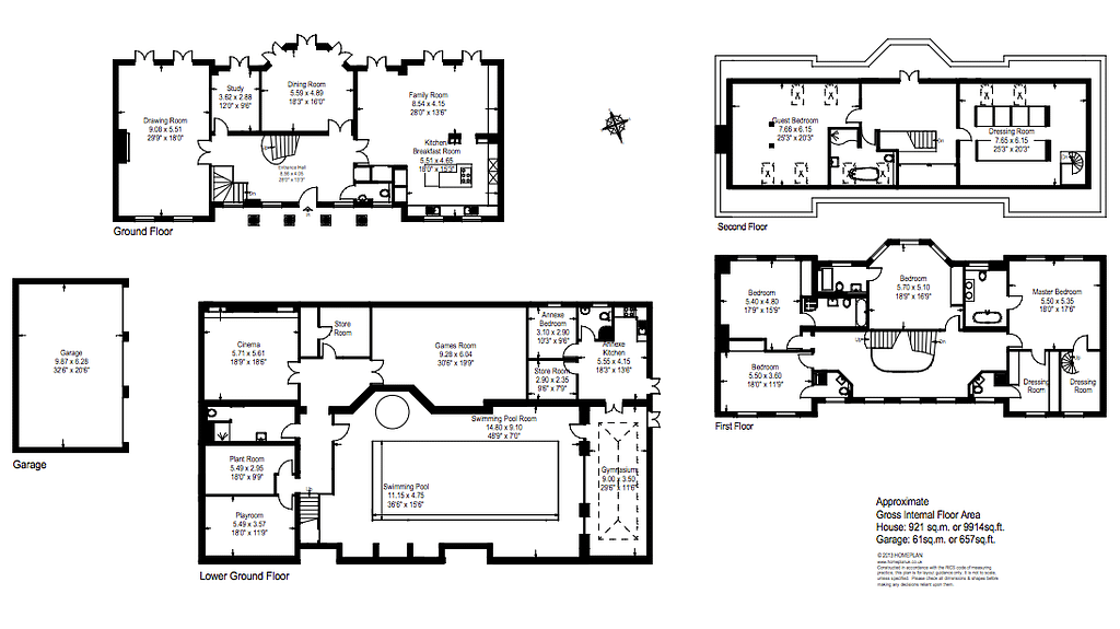 Chelsea House - An £11 Million Brick Mansion In Surrey, England - Homes ...