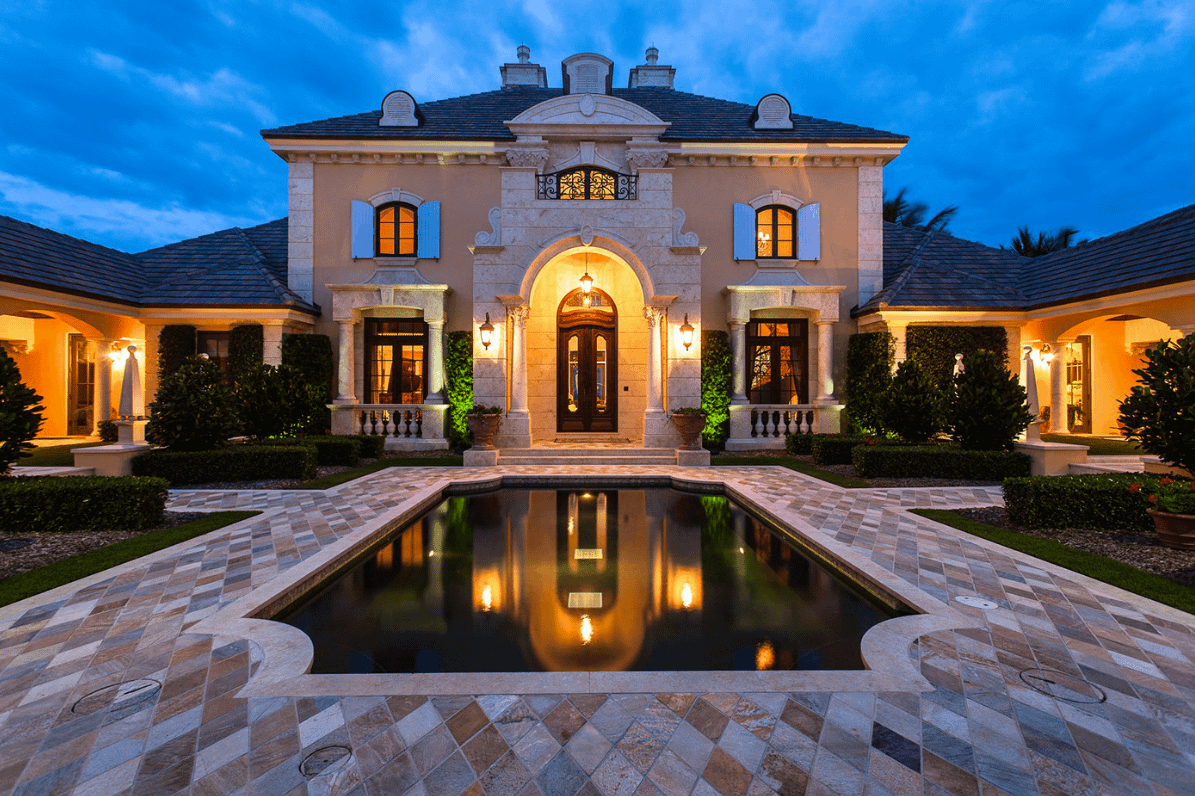 $12.5 Million French Provincial Oceanfront Mansion In Vero Beach, FL ...
