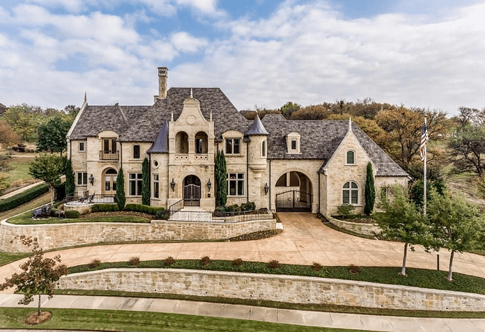 $2.4 Million Stone Home In Lewisville, Texas - Homes of the Rich