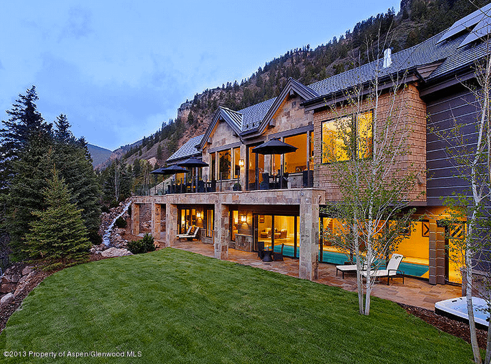 $22.95 Million Newly Built Contemporary Mansion In Aspen, CO - Homes of ...