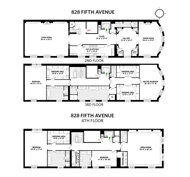 Lavish Triplex Condo In New York, NY - $80,000/Month - Homes of the Rich