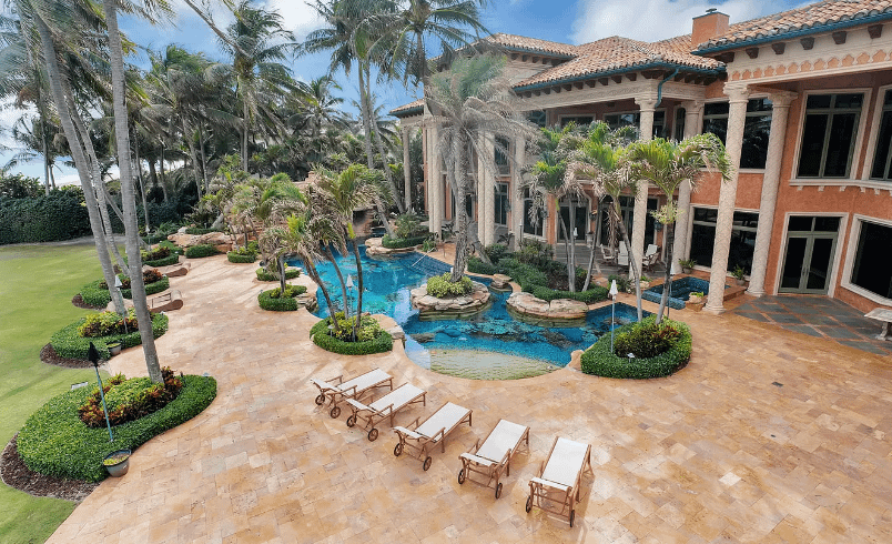 Two Oceanfront Estates Belonging To The Late Chris Cline On The Market ...