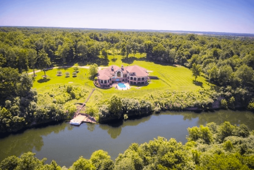 9,000 Square Foot Riverfront Home In Boonville, IN - Homes of the Rich