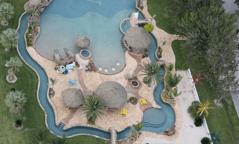 A Look At Some Residential Lazy Rivers - Homes of the Rich