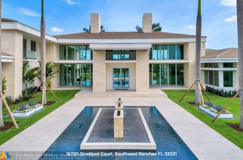 Newly Built Contemporary Style Mansion In Southwest Ranches, Florida ...