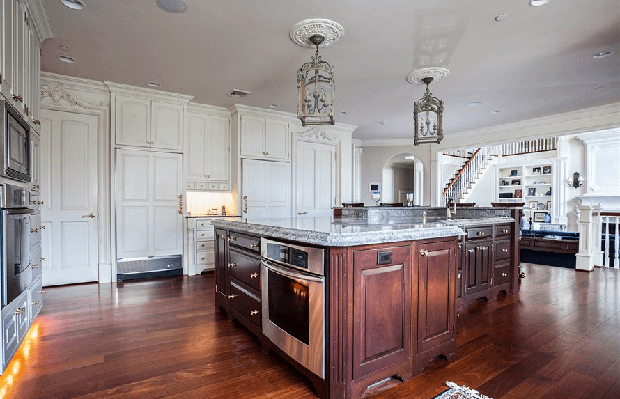 17,000 Square Foot Stone & Stucco Colonial Mansion In Villanova, PA ...