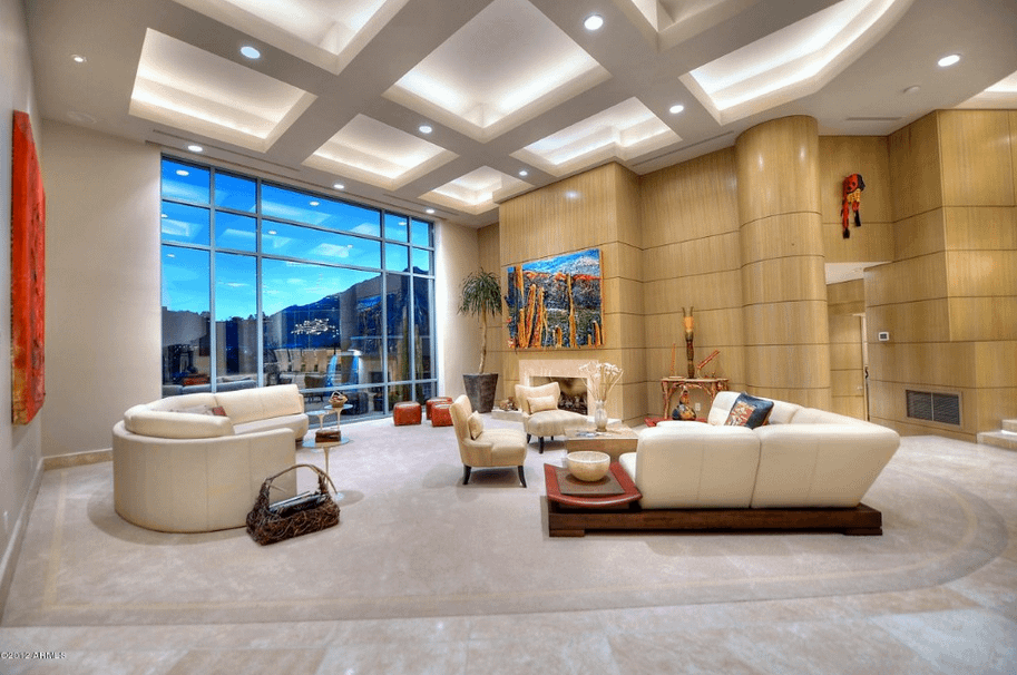 $4.2 Million Hilltop Contemporary Mansion In Paradise Valley, AZ ...