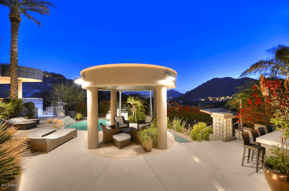 $4.2 Million Hilltop Contemporary Mansion In Paradise Valley, AZ ...