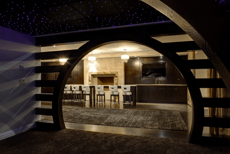 High-End Entertainment Space By Maxey Hayse Design Studios, Inc - Homes ...