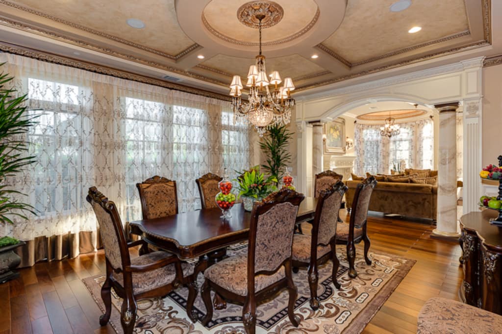 French Manor New Build In Arcadia, CA With Separate Indoor Swimming ...