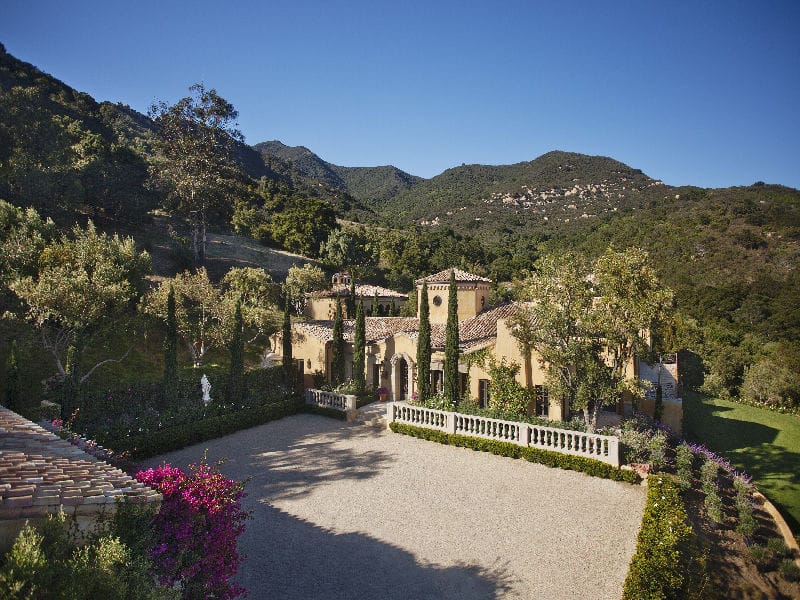Elegant Jon Sorrell Designed Mediterranean Estate In Montecito, CA ...