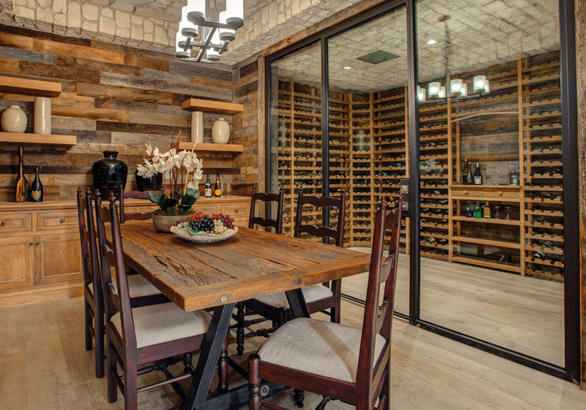 A Look At Some See-Through Wine Rooms - Homes of the Rich
