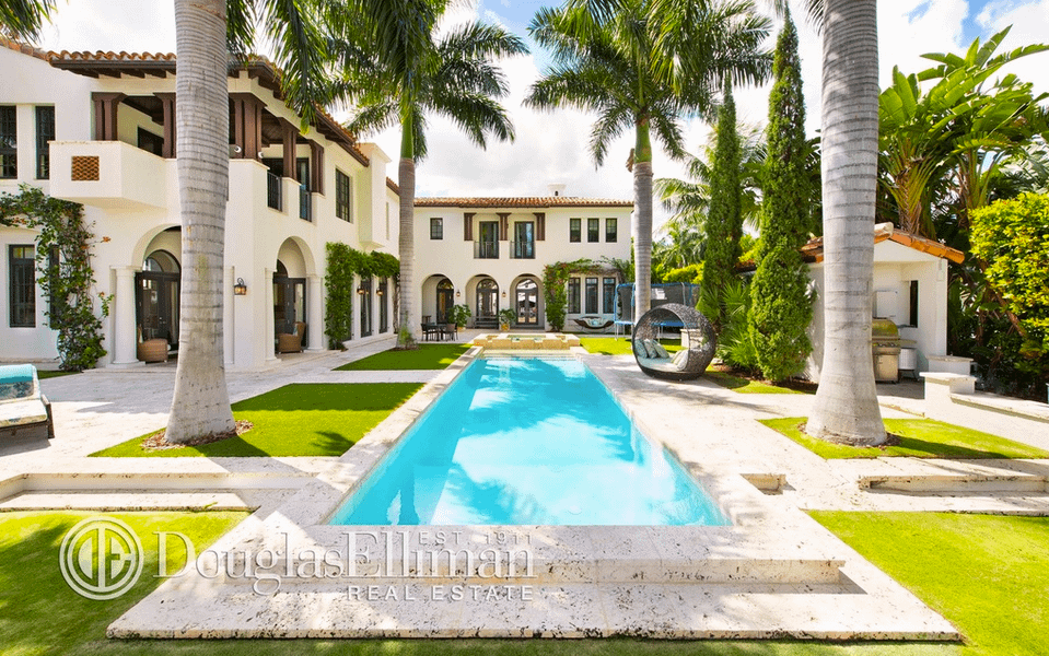 $23.9 Million Newly Built Waterfront Mediterranean Mansion In Miami ...