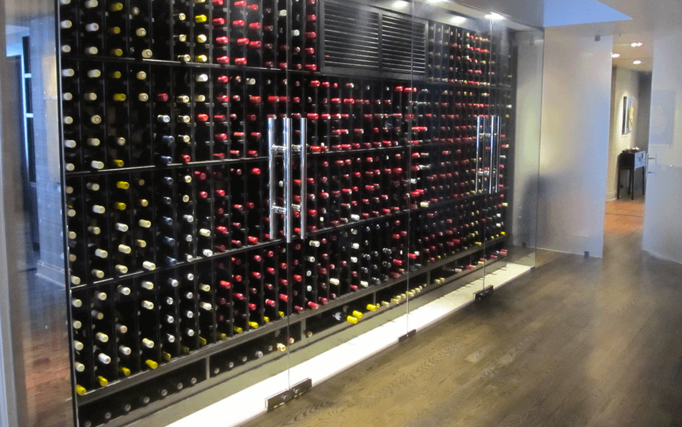 A Look At Some See-Through Wine Rooms - Homes of the Rich