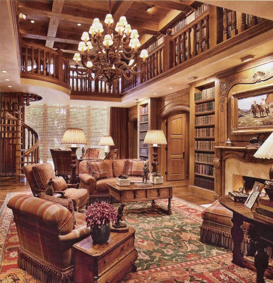 A Look At Some 2-Story Home Libraries - Homes of the Rich